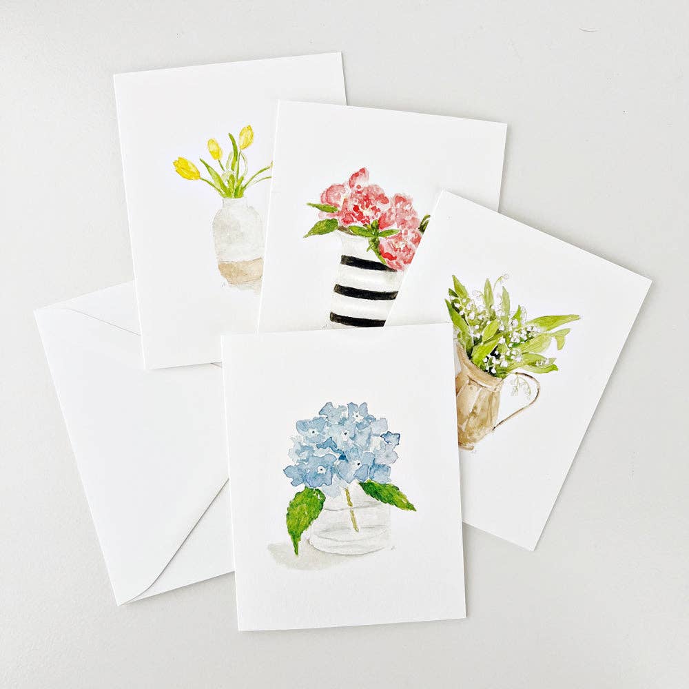 Flower notecards set – Witherspoon Rose Culture